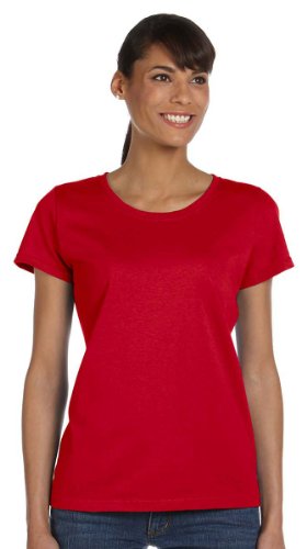 Fruit of the Loom Ladies' 5 oz., HD Cotton™ T-Shirt M TRUE RED