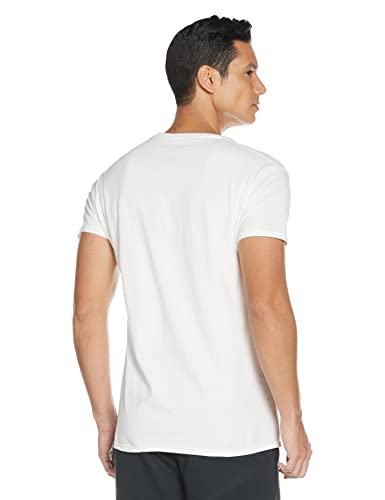 Hanes Ultimate Men's Tagless Ultra Soft V-Neck Tee-Multiple Packs Available, White-3 Pack, XX-Large