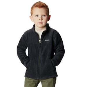 Columbia Toddler Boys Steens Mt II Fleece, Black, 3T