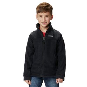 Columbia Toddler Boys Steens Mt II Fleece, Black, 3T