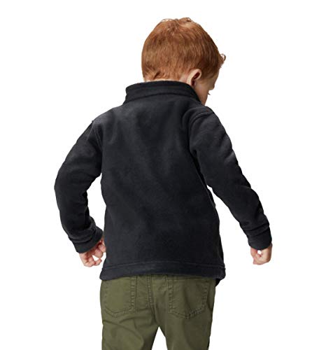 Columbia Toddler Boys Steens Mt II Fleece, Black, 3T