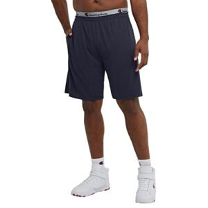 Champion Men's Shorts, Classic Cotton Jersey Athletic Shorts, 9", Long Gym Shorts, Men's Workout Shorts