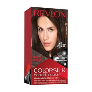 colorsilk # 20 brown/black