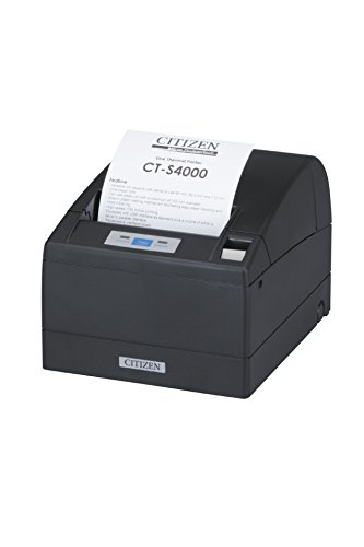 Citizen CT-S4000, USB, Cutter, Black 203 dpi, CTS4000USBBK (203 dpi incl.: Power Supply Unit, Order Separately)