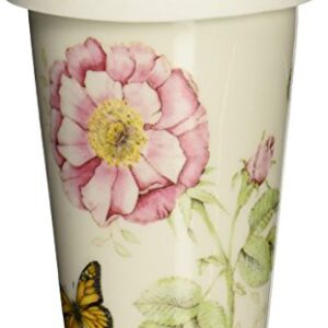 Lenox 837583 Butterfly Meadow Thermal Travel Mug, Multicolor, 1 Count (Pack of 1)