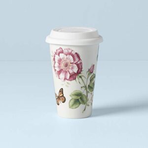 Lenox 837583 Butterfly Meadow Thermal Travel Mug, Multicolor, 1 Count (Pack of 1)