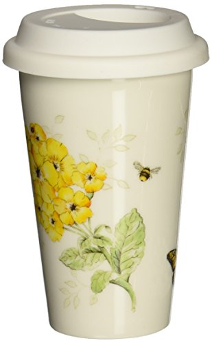 Lenox 837583 Butterfly Meadow Thermal Travel Mug, Multicolor, 1 Count (Pack of 1)