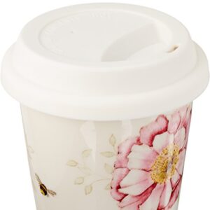 Lenox 837583 Butterfly Meadow Thermal Travel Mug, Multicolor, 1 Count (Pack of 1)