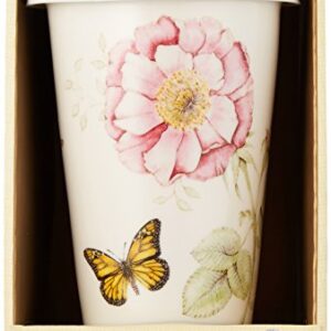 Lenox 837583 Butterfly Meadow Thermal Travel Mug, Multicolor, 1 Count (Pack of 1)