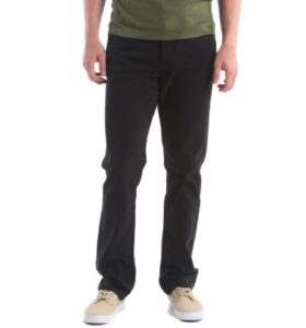 rvca men's week-end pant, black, 34