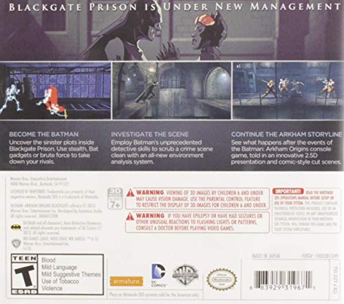 Batman: Arkham Origins Blackgate - Nintendo 3DS