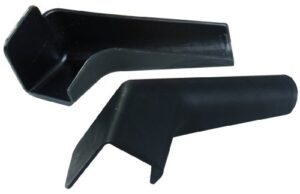 jr products 655-bk-a black rigid extended rain gutter spout