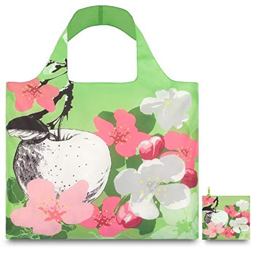 LOQI Prima Blossom Reusable Shopping Bag, Multicolor