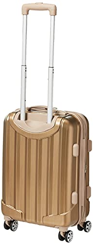 Rockland Santa Fe Hardside Spinner Wheel Luggage, Bronze, Carry-On 20-Inch