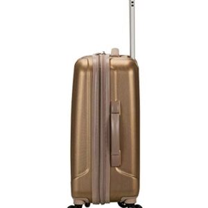 Rockland Santa Fe Hardside Spinner Wheel Luggage, Bronze, Carry-On 20-Inch