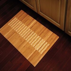 Anji Mountain Kitchen and Bath Mat, 20 in x 72 in, Natural