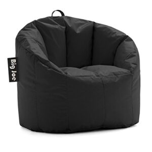 big joe milano bean bag chair, black smartmax, durable polyester nylon blend, 2.5 feet