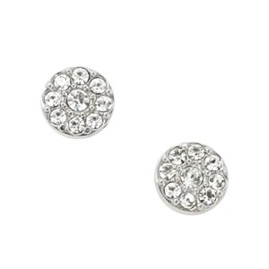 fossil women's silver-tone earrings, color: silver (model: jf00828040)