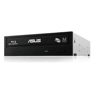 asus bw-16d1ht - ultra-fast 16x blu-ray burner with m-disc support, black