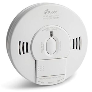 kidde 21007624 ac photoelectric smoke and carbon monoxide detector alarm | hardwired with battery backup | model # kn-cope-ic