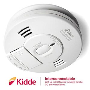 Kidde 21007624 AC Photoelectric Smoke and Carbon Monoxide Detector Alarm | Hardwired with Battery Backup | Model # KN-COPE-IC