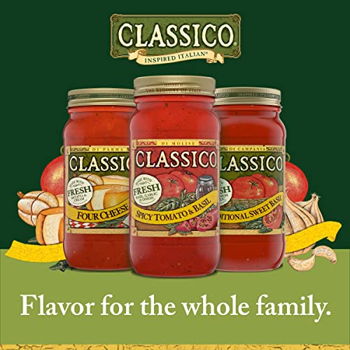 Classico Spicy Tomato & Basil Spaghetti Pasta Sauce (24 oz Jar)