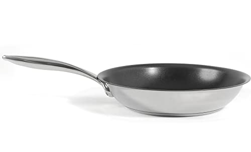 10" (26 cm) Stainless Steel Pan by Ozeri with ETERNA, a 100% PFOA and APEO-Free Non-Stick Coating