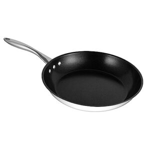 10" (26 cm) Stainless Steel Pan by Ozeri with ETERNA, a 100% PFOA and APEO-Free Non-Stick Coating