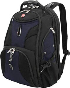 swissgear 1900 scansmart tsa 17-inch laptop backpack, blue/black