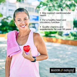 MASON NATURAL Magnesium & Vitamin D3 with Turmeric - Healthy Heart and Nervous System, Strengthens Bones and Muscles, Improved Joint Health, 60 Tablets