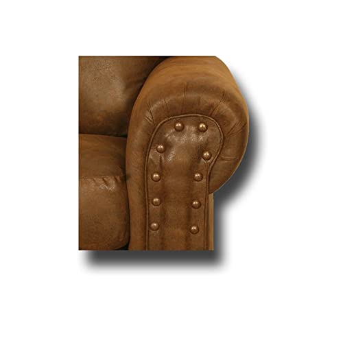 American Furniture Classics Model Buckskin 4-Piece Set sofa group Pinto Brown