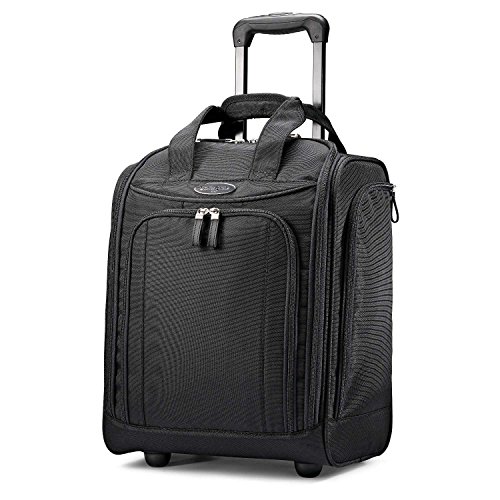 Samsonite Upright Wheeled Carry-On Underseater, Black, Large