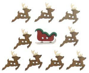 dress it up 7590 sew cute sleigh/reindeer