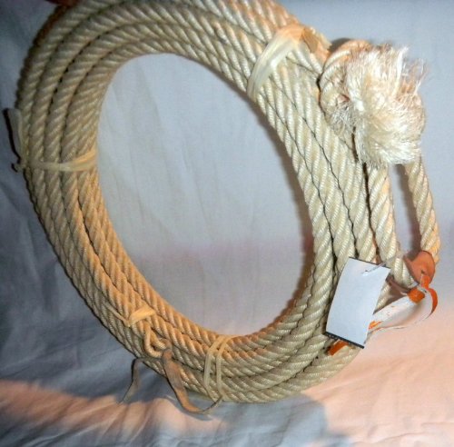 40 Ft Rodeo Rope Lasso - Lariat Riata Western Agave Maguey Straw from Mexico