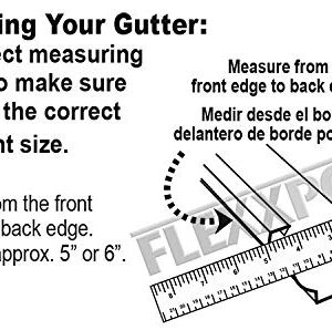 FlexxPoint 30 Year Gutter Cover System, White Commercial 6" Gutter Guards, 102'