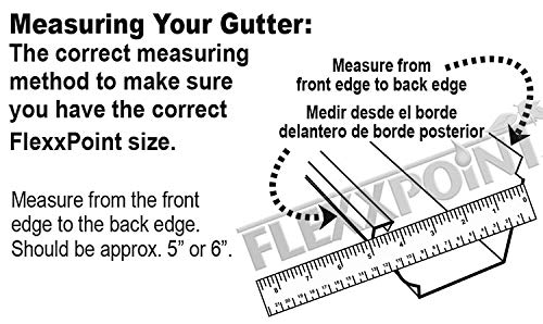 FlexxPoint 30 Year Gutter Cover System, White Commercial 6" Gutter Guards, 102'