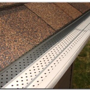 FlexxPoint 30 Year Gutter Cover System, White Commercial 6" Gutter Guards, 102'