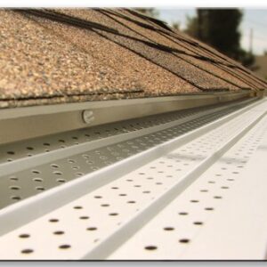 FlexxPoint 30 Year Gutter Cover System, White Commercial 6" Gutter Guards, 102'