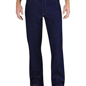 Dickies Men's Big-Tall Flame Resistant 5-Pocket Jean, Rigid Indigo Blue, 40x36