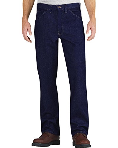 Dickies Men's Big-Tall Flame Resistant 5-Pocket Jean, Rigid Indigo Blue, 40x36