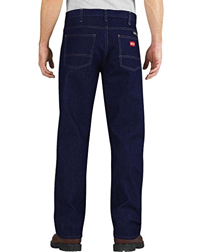 Dickies Men's Big-Tall Flame Resistant 5-Pocket Jean, Rigid Indigo Blue, 40x36