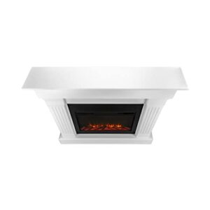 Real Flame 8020E-W Crawford Electric Fireplace, White