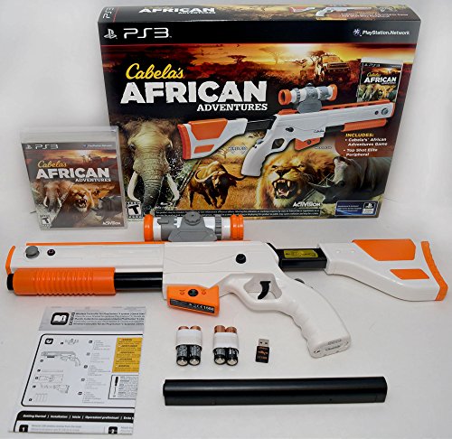 PS3 Cabela's African Adventures Bundle with Gun