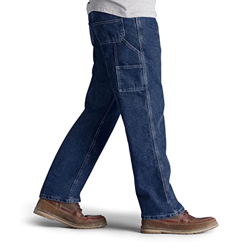 Lee Men's Loose-Fit Straight Leg Carpenter Jean, Original Stone, 38W x 29L