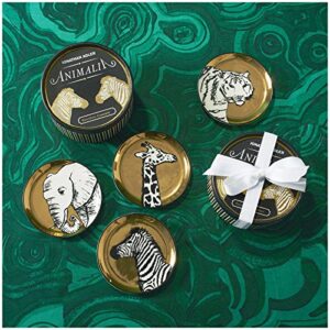 Jonathan Adler Animalia Coasters, Gold