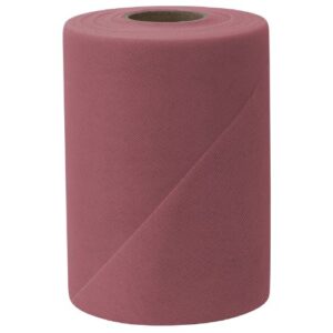 falk fabrics tulle spool, 6-inch by 100-yard, dusty rose