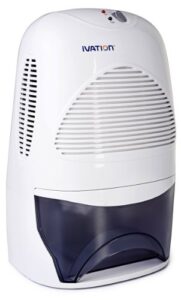 ivation ivadm35 powerful mid-size thermo-electric dehumidifier - quietly gathers up to 20 ounces of water per day - for bath room, basement, attic, boats, rv ect - for spaces up to 2,200 cubic feet