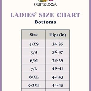 Fruit of the Loom Women's 6 Pack Assorted Cotton Boyshort Panties, Assorted, 9