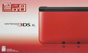 nintendo 3ds xl - red/black