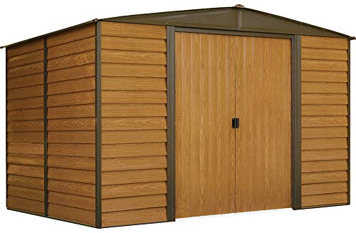 Arrow WR108 Woodridge EG, 10 by 8-Feet Steel Storage Shed, 10' by 8'